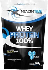 Health Time Nutrition Whey Protein 100% Refil (2 1Kg) Baunilha : Amazon.com.br: Alimentos e Bebidas