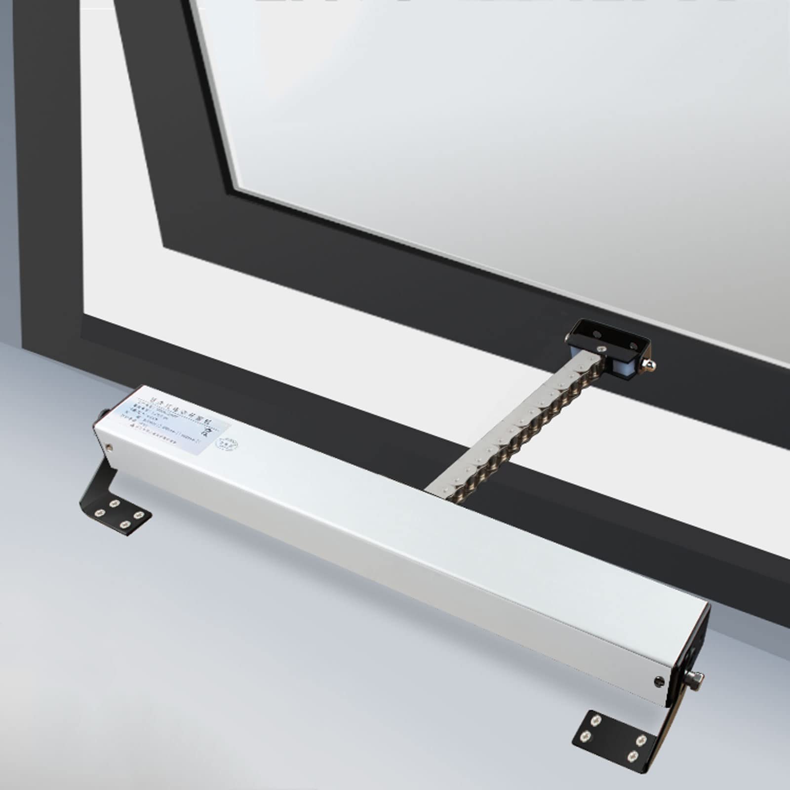 Amazon｜電気ウィンドウオープナー 窓オープナー 24V DC チェー天窓アクチュエータ 400N ストローク 300mm 400mm ...