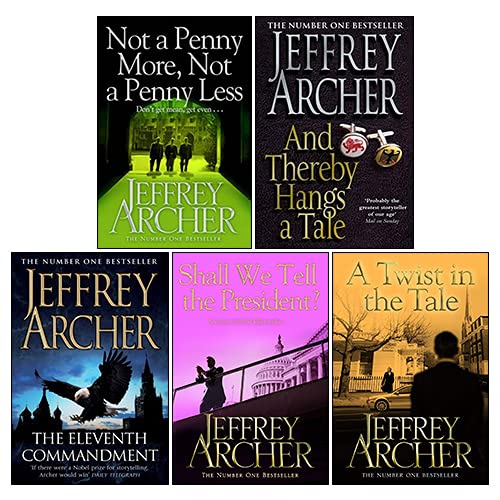 Jeffrey Archer 5 Books Collection Set (And Thereby Hangs A Tale, Shall ...