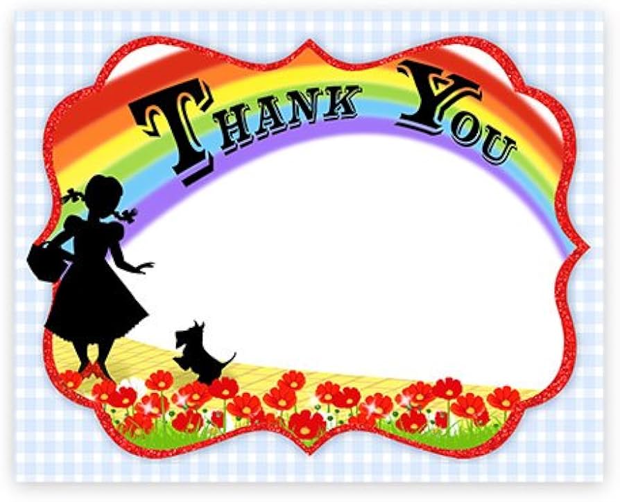 Wizard Of Oz Thank You Printables 37 Wizard Of Oz Printables Ideas