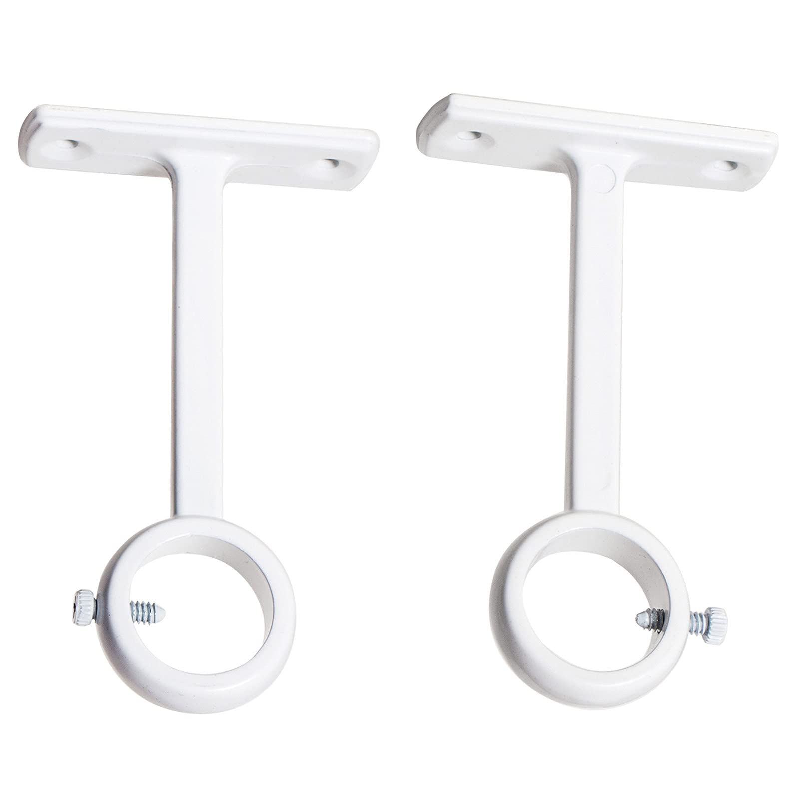 Amazon.com: KXLife Heavy Duty Ceiling Mounted Curtain Rod Brackets, 1 ...