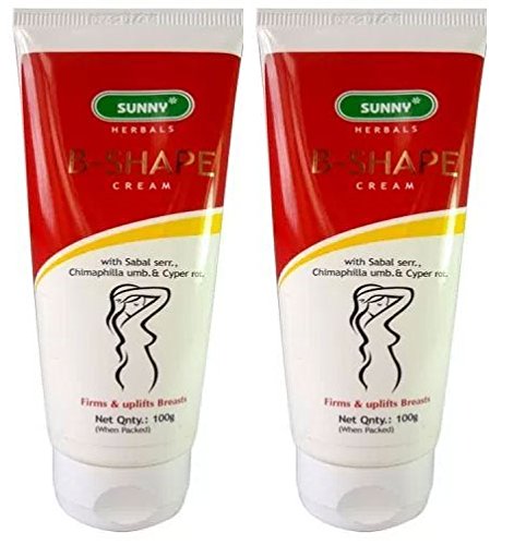 Amazon.com: 2 x Bakson's Sunny Herbals B-Shape Cream - 100g (Pack of 2)