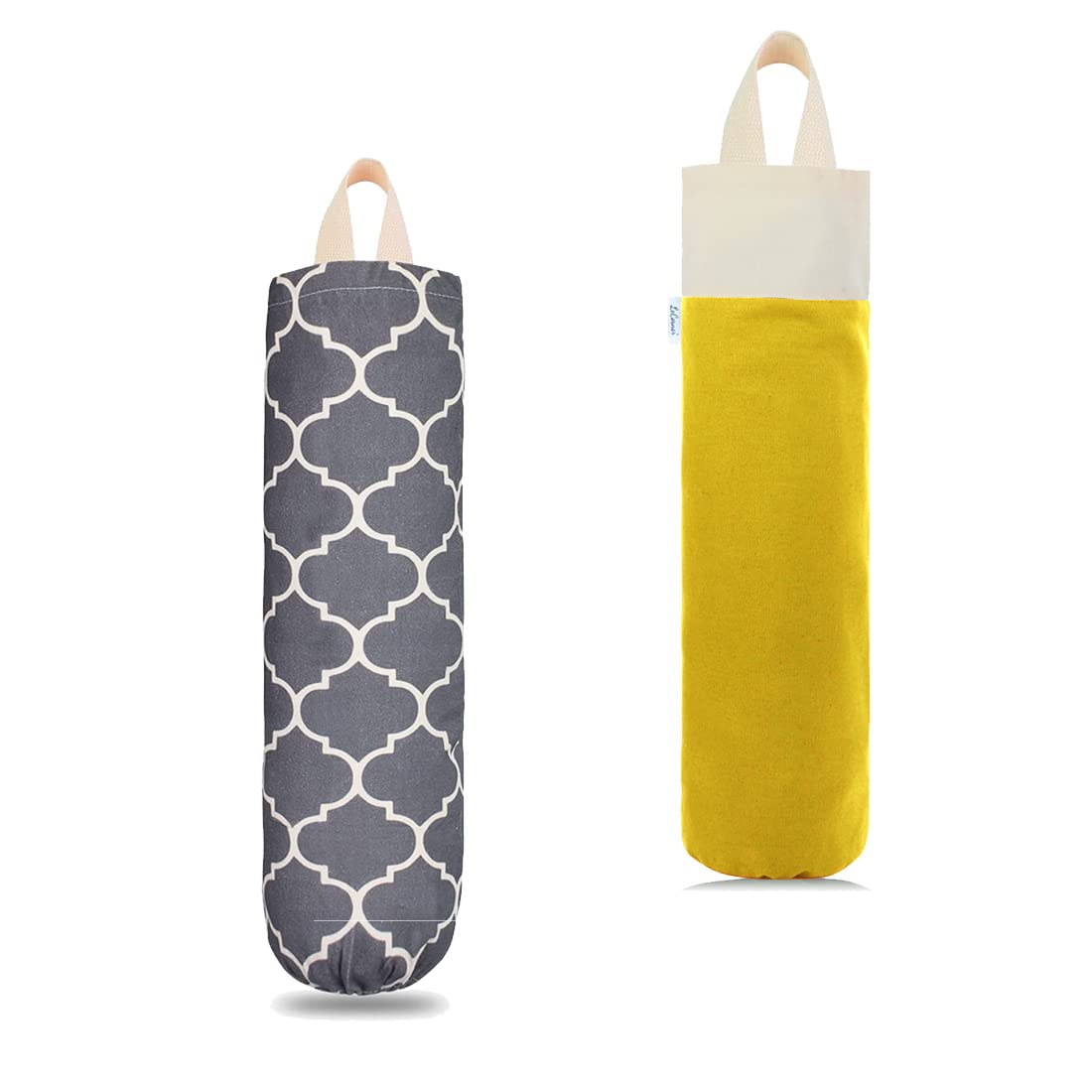 Amazon.com: Plastic Bag Holder, 2 Pack of Cotton Grocery Bag Holder for ...