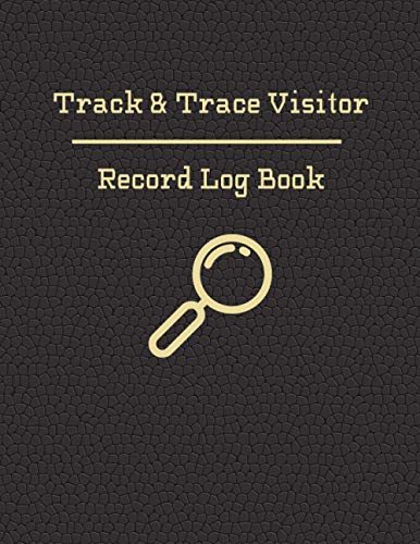 Track & Trace Visitor Record Log Book: Business Health & Safety ...
