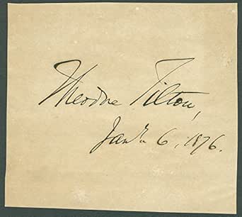 Amazon.com: Theodore Tilton - Signature 01/06/1876 : Collectibles ...