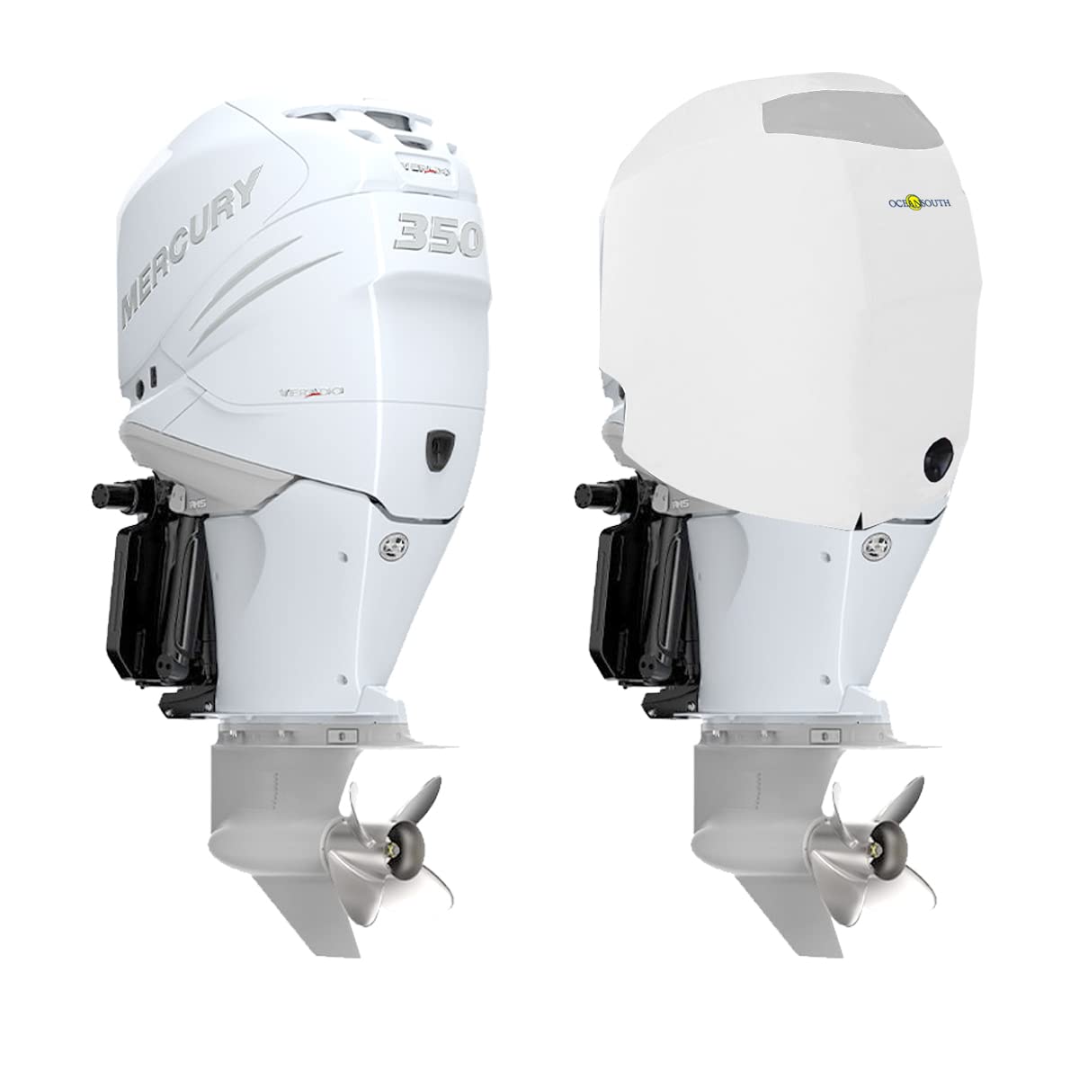 Amazon.com: Oceansouth Custom Fit Vented Covers for Mercury Outboard ...