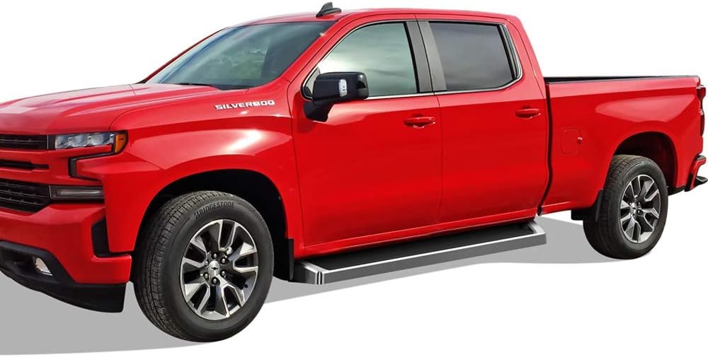 Buy APS iBoard Third Generation Silver Aluminum Running Boards Side ...