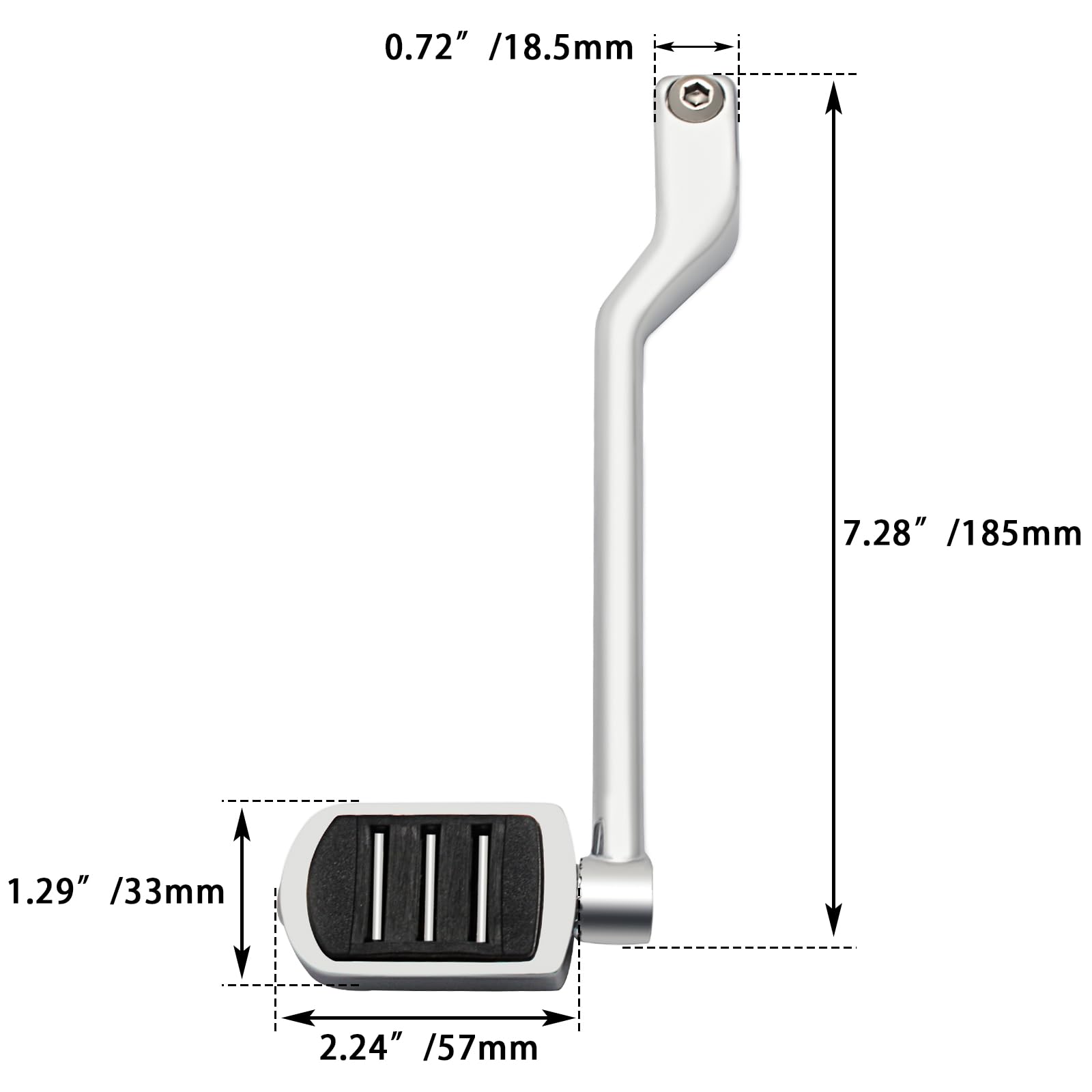 Snapklik.com : Heel Shifter Lever w/Shift Peg, Rear Shifter Peg For ...