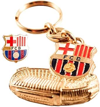 Official FC Barcelona badge and keyring set : Amazon.co.uk: Fashion