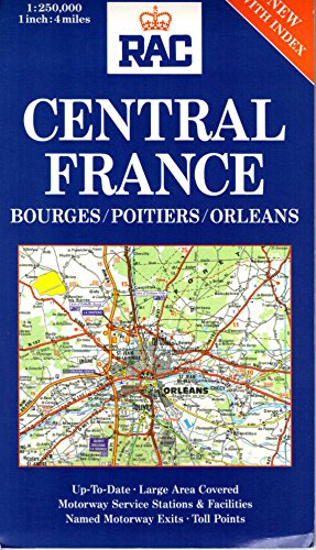 RAC Regional Map of France: Central France: Recta Foldex: 9780862111762 ...