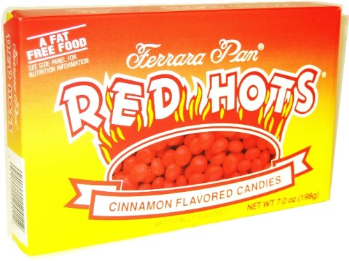 Amazon.com : Red Hots Theatre Size Box 6oz : Candy And Chocolate ...