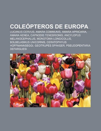 Amazon.co.jp: Coleópteros de Europa: Lucanus cervus, Amara communis ...