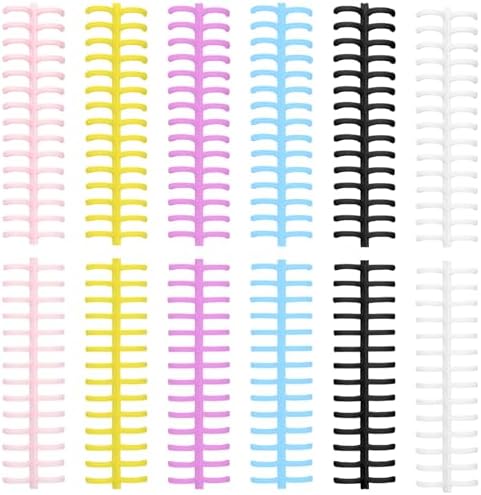 12 PCS Comb Binding Spines Plastic Spiral Binding Coils Binding Combs ...