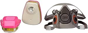 Amazon.com: 3M - Cartucho / filtro 60926 para vapores y multigases, protección respiratoria P100 ...