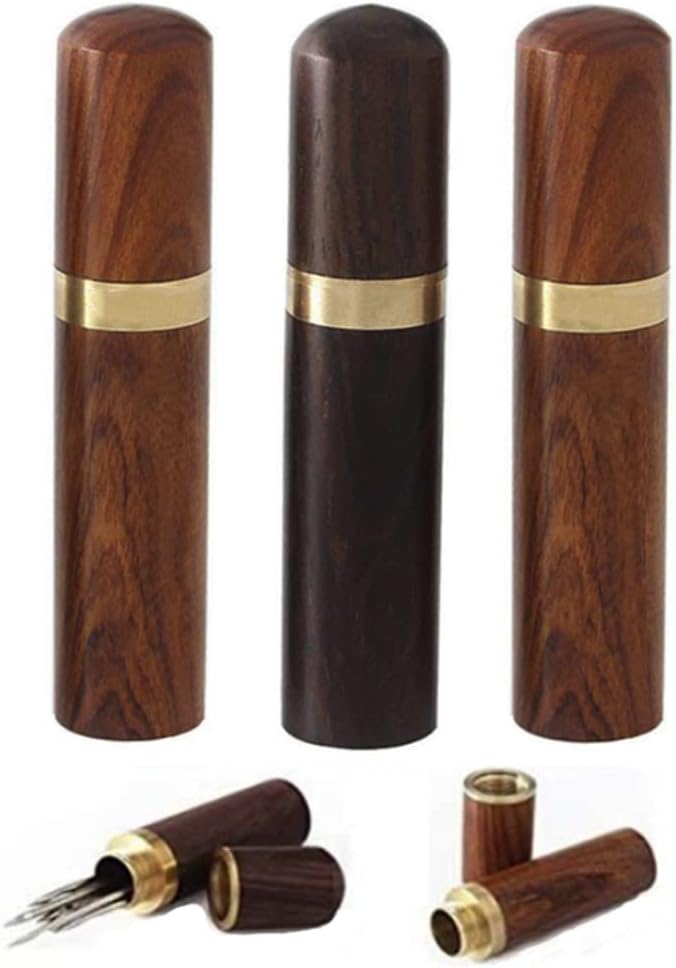 Amazon.com : APZDFGIFCD 3 Pcs Sewing Needles Holder Storage Case ...