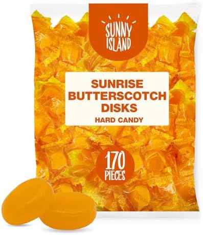 Amazon.com : Butterscotch Disks | 2-Pound Bag | Classic Hard Candy ...