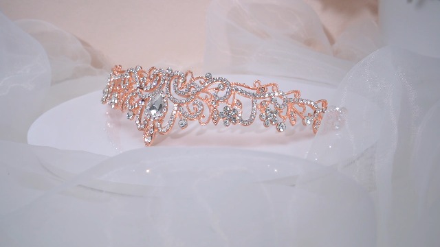 Watch Rose Gold Tiara with Loop on Amazon Live