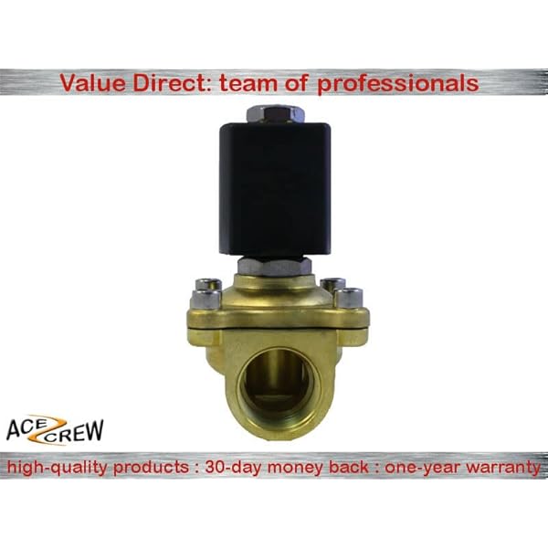 Solenoid Valve 3/4" NPT Normally Open Electric - 110V/120V AC, Brass ...