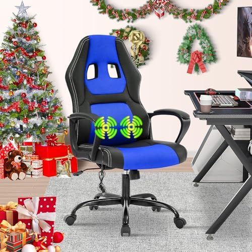 Amazon.com: Gaming Chair Massage Office Chair Ergonomic Video Game ...