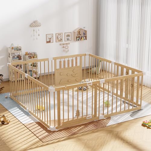 Baby Playpen, Dripex Baby Playard for Babies and Toddlers, 14-Panel ...