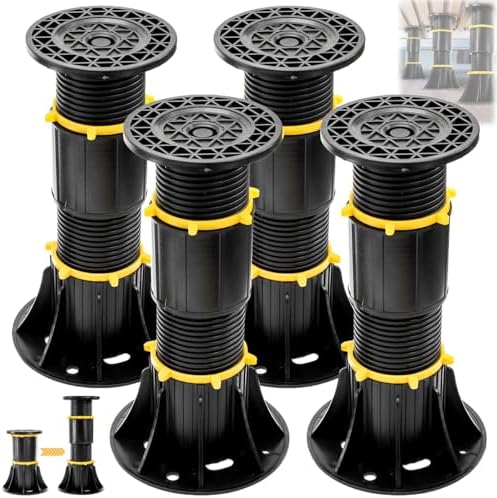 Tlence 4 Pack Adjustable Bed Support Legs, 8.5-13 Inch Heavy Duty Bed ...