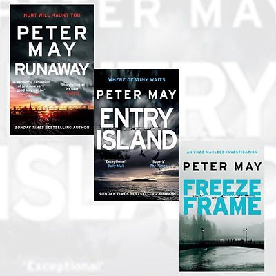 Peter May Collection 2 Books Bundle (Entry Island,Freeze Frame: An Enzo ...