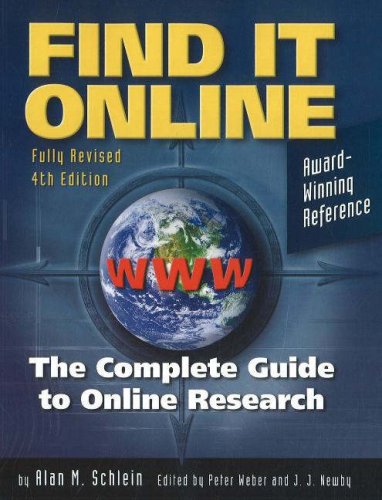 Find It Online: The Complete Guide to Online Research: Schlein, Alan M ...