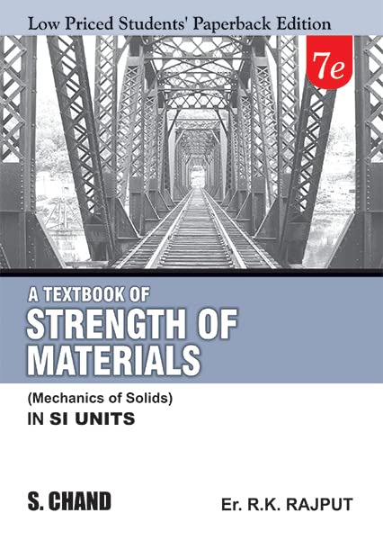 Amazon.com: A Textbook of Strength of Materials (Mechanics of Solids ...