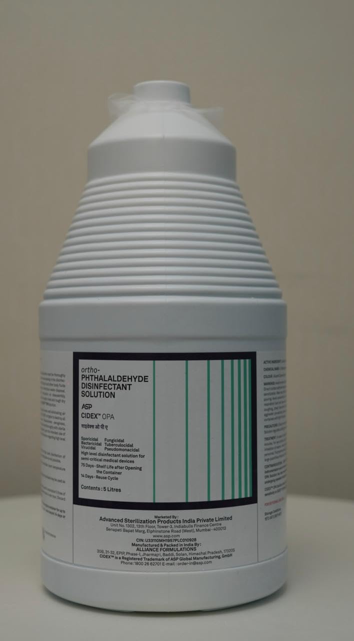 CIDEX Solution OPA,CIDEX™ OPA Solution high-level disinfectant (5 ltr ...