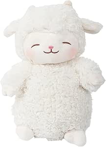 MINISO Lamb Baa Series Plush Toy (Warm White) - Soft and Cuddly Companion for Kids and ...
