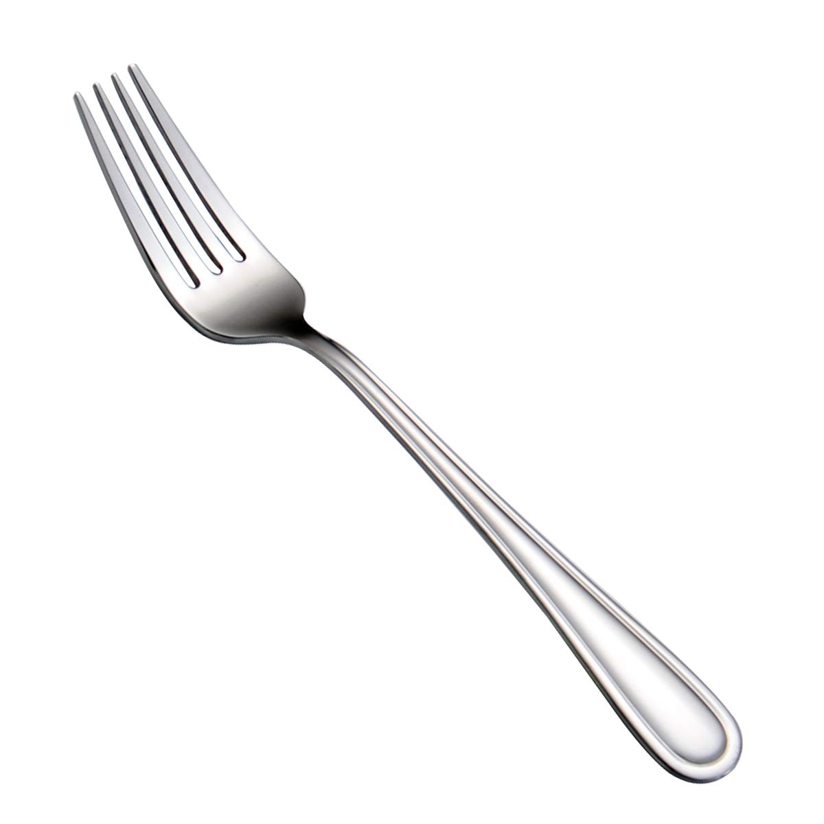 Amazon.com: HISSF Salad Fork Set of 8 Piece, Stainless Steel Flatware ...