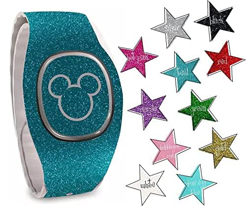 Amazon.com: Ultra Sparkle Glitter Magic Band Skin Vinyl Decal Wraps *No ...