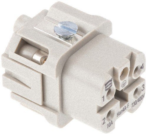 Amazon | HARTING ヘビーデューティ電源コネクタキット メス 4+PE極 10A 230→400Vac 9200030301 ...