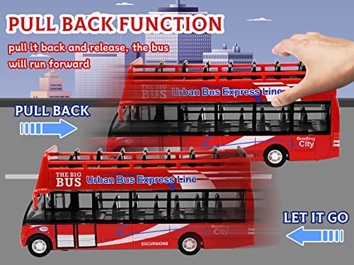Crelloci Die Cast Stagecoach Buses 1:32 Scale London Double Decker Bus ...