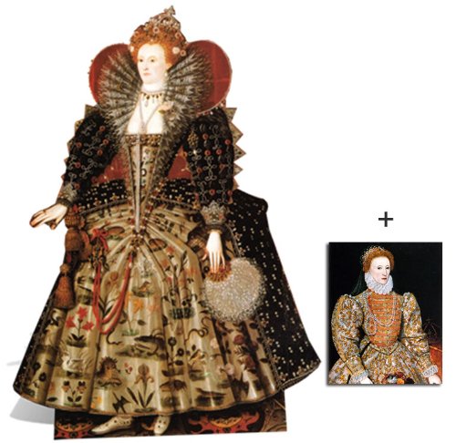 Queen Elizabeth I Classroom Lifesize Cardboard Cutout Standee Standup ...