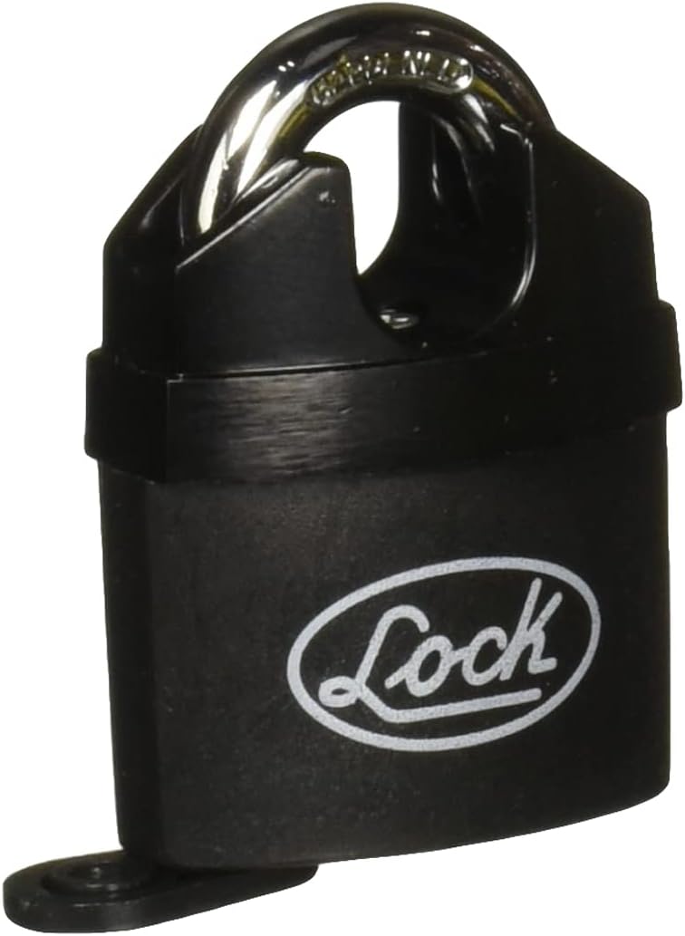 Hermex CHN-50A, Candado de hierro, 50 mm, llave anti-ganzúa, blíster ...