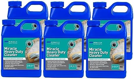 Miracle Sealants MHDCQT6-6PK Heavy Duty Acid Substitute Cleaner, Quart ...