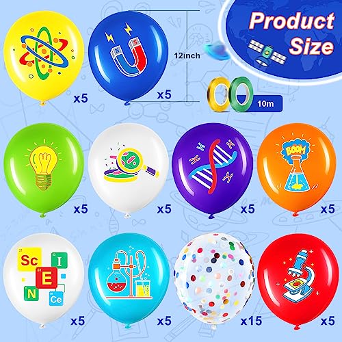 Snapklik.com : 60 Pieces Science Party Balloons Decorations Science ...