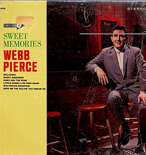 Amazon.com: WEBB PIERCE - sweet memories DECCA 4739 (LP vinyl record ...