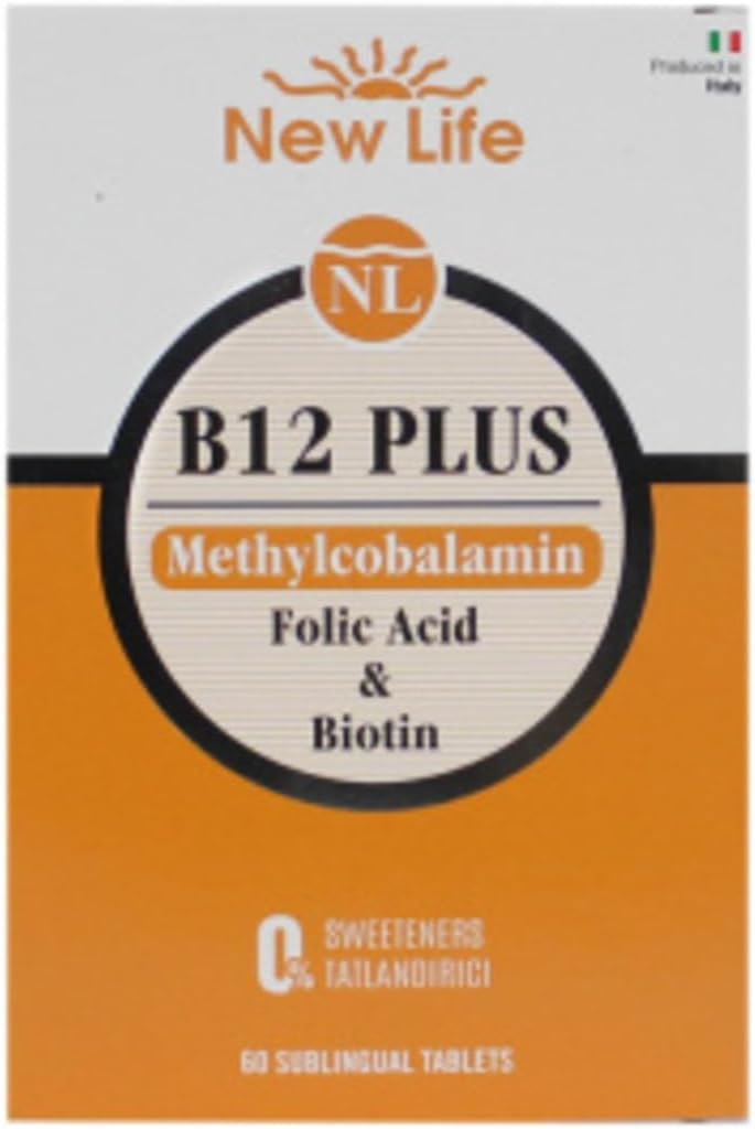 NewLife B12 PLUS Methylcobalamin Folik Asit Biotin : Amazon.com.tr ...