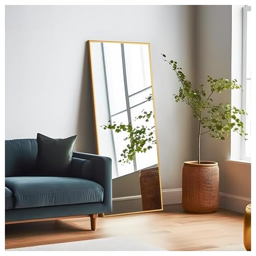 KIAYACI 사각 전신 거울 47% 할인 후 58.29불 - MODUBA