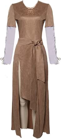 Amazon.com: Banbas Princess Leia Cosplay Costume Full Set Dress Women ...