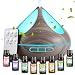 VAAGHANM Aroma Diffuser Diffusoren 500 ml mit 8 ätherischen Ölen ...