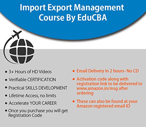 Import Export Management Course by EDUCBA (Email Delivery in 2 hours ...