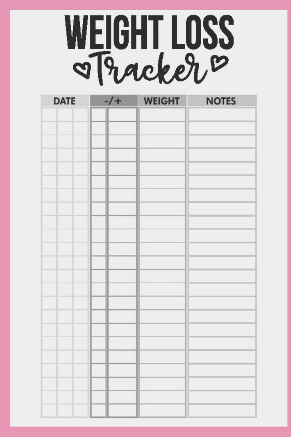 Weight Loss Tracker: 2 Month Weight Loss Tracker for Men and women ...