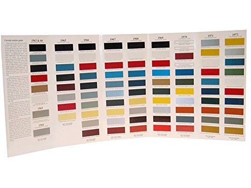 2000 Corvette Color Chart