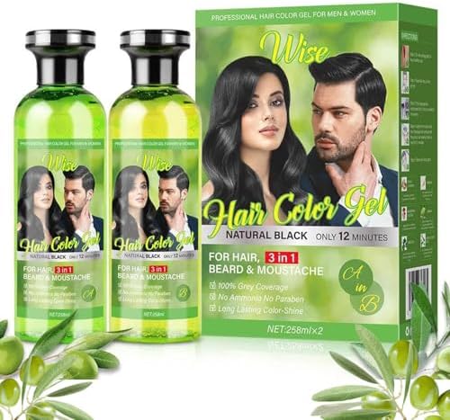 Amazon.com : 3-in-1 Natural Hair Color Gel - A&B Formula, Semi ...