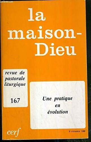 MAISON-DIEU 167 - UNE PRATIQUE EN ÉVOLUTION : Amazon.com.mx: Libros