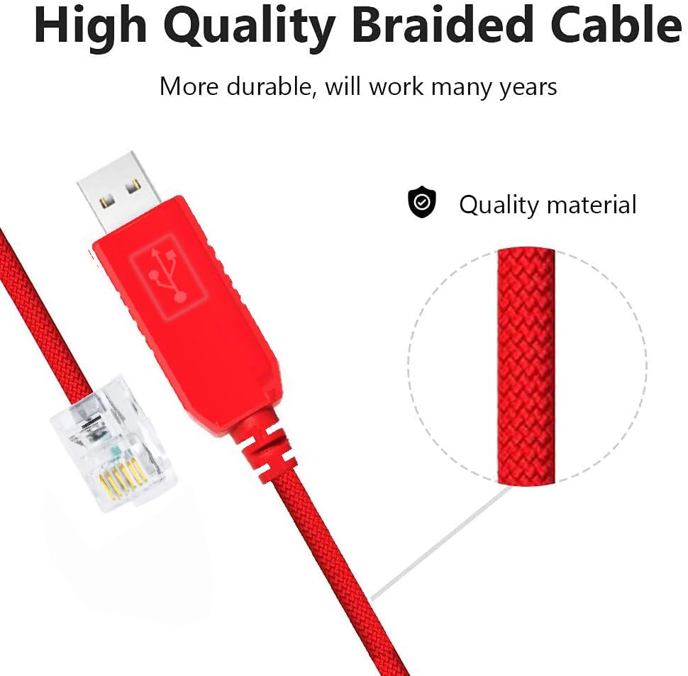 Snapklik.com : Feanteek USB To RJ12 Control Cable For Skywatcher AZ-GTI ...