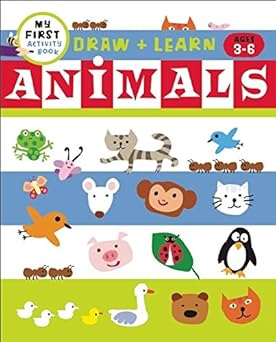 Amazon.com: Draw + Learn: Animals (My First Activity Books ...